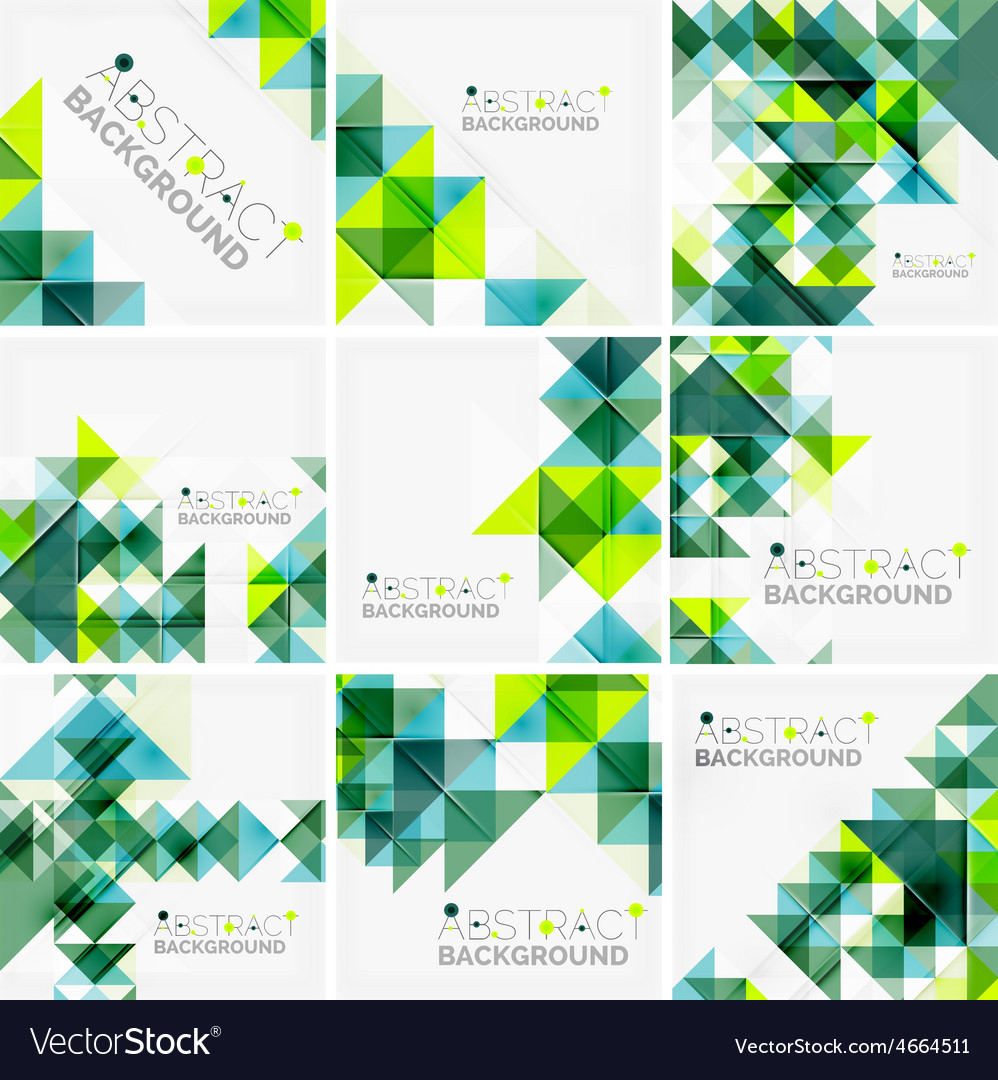 Abstract geometric background modern overlapping Vector Image