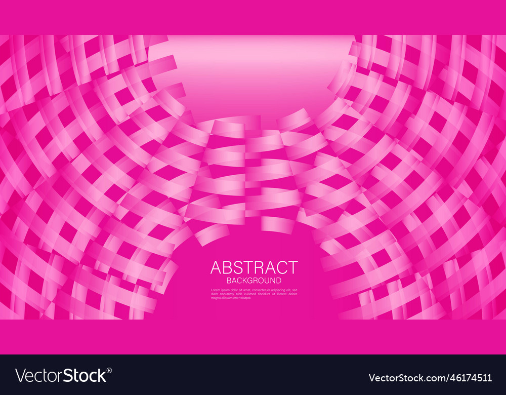 Pink abstract background wave Royalty Free Vector Image