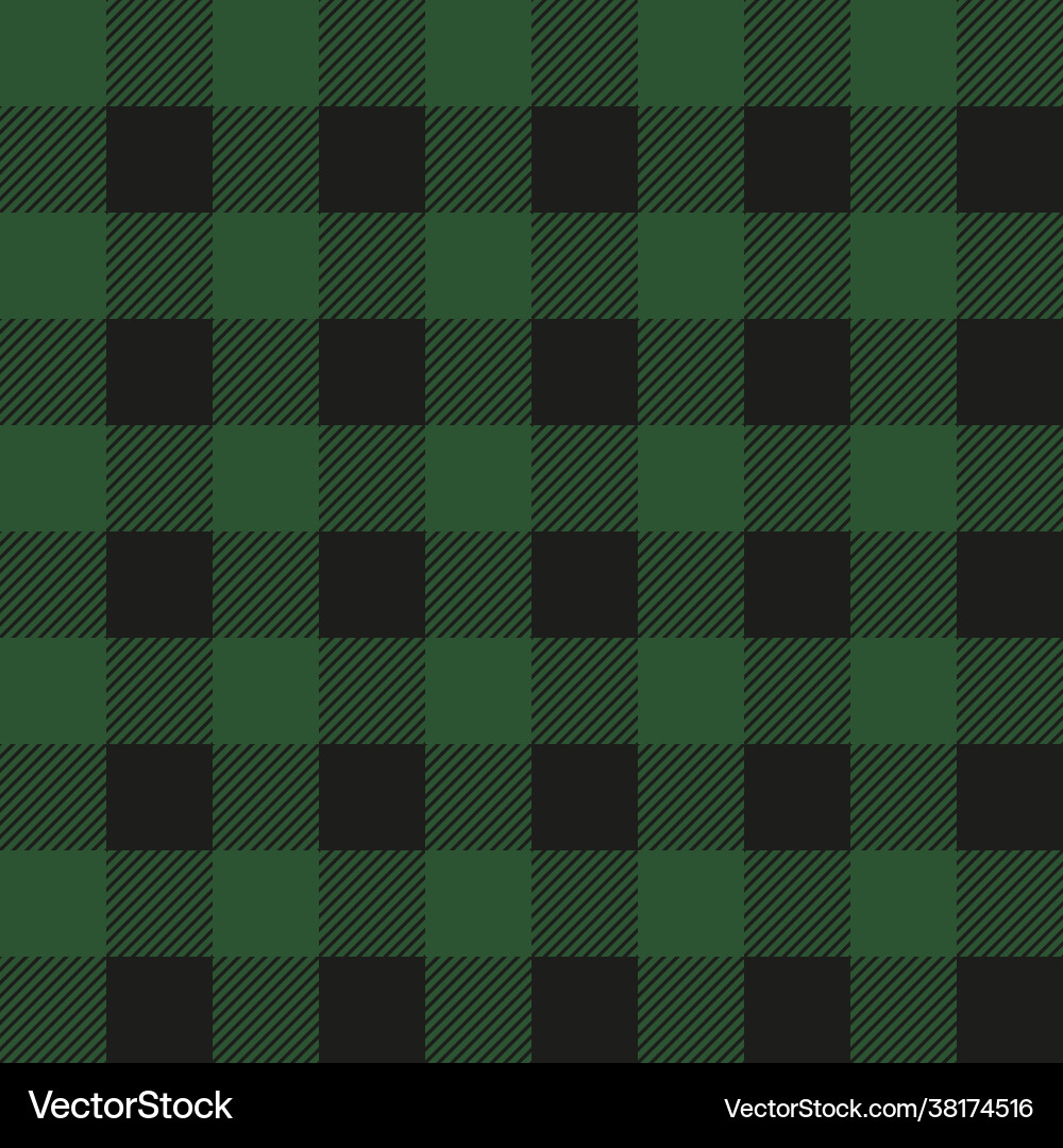 Lumberjack plaid seamless pattern textile Vector Image