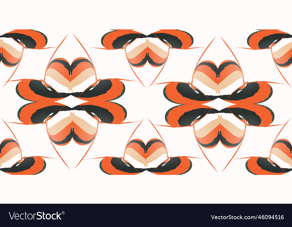 Modern flower seamless pattern Royalty Free Vector Image