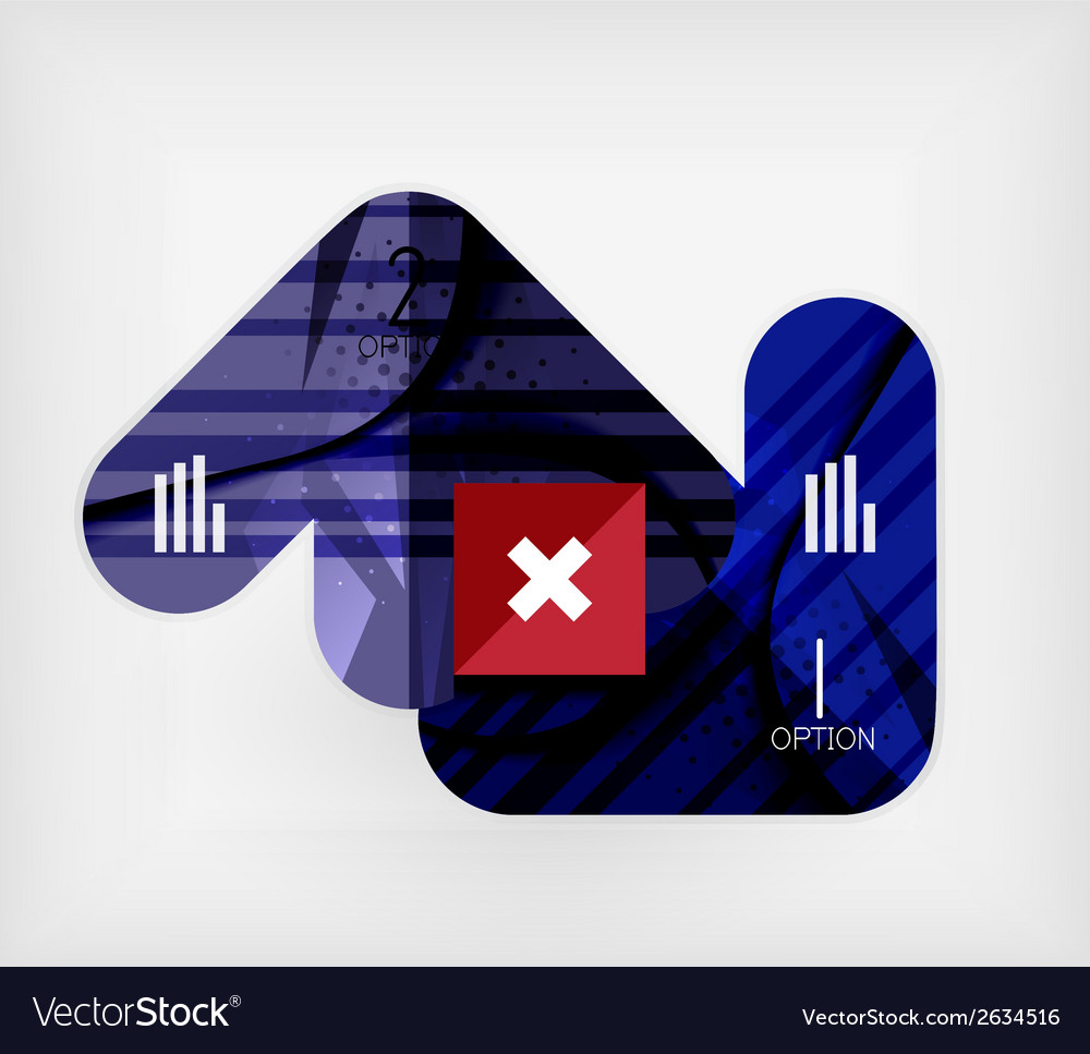 Modern web presentation design layout Royalty Free Vector