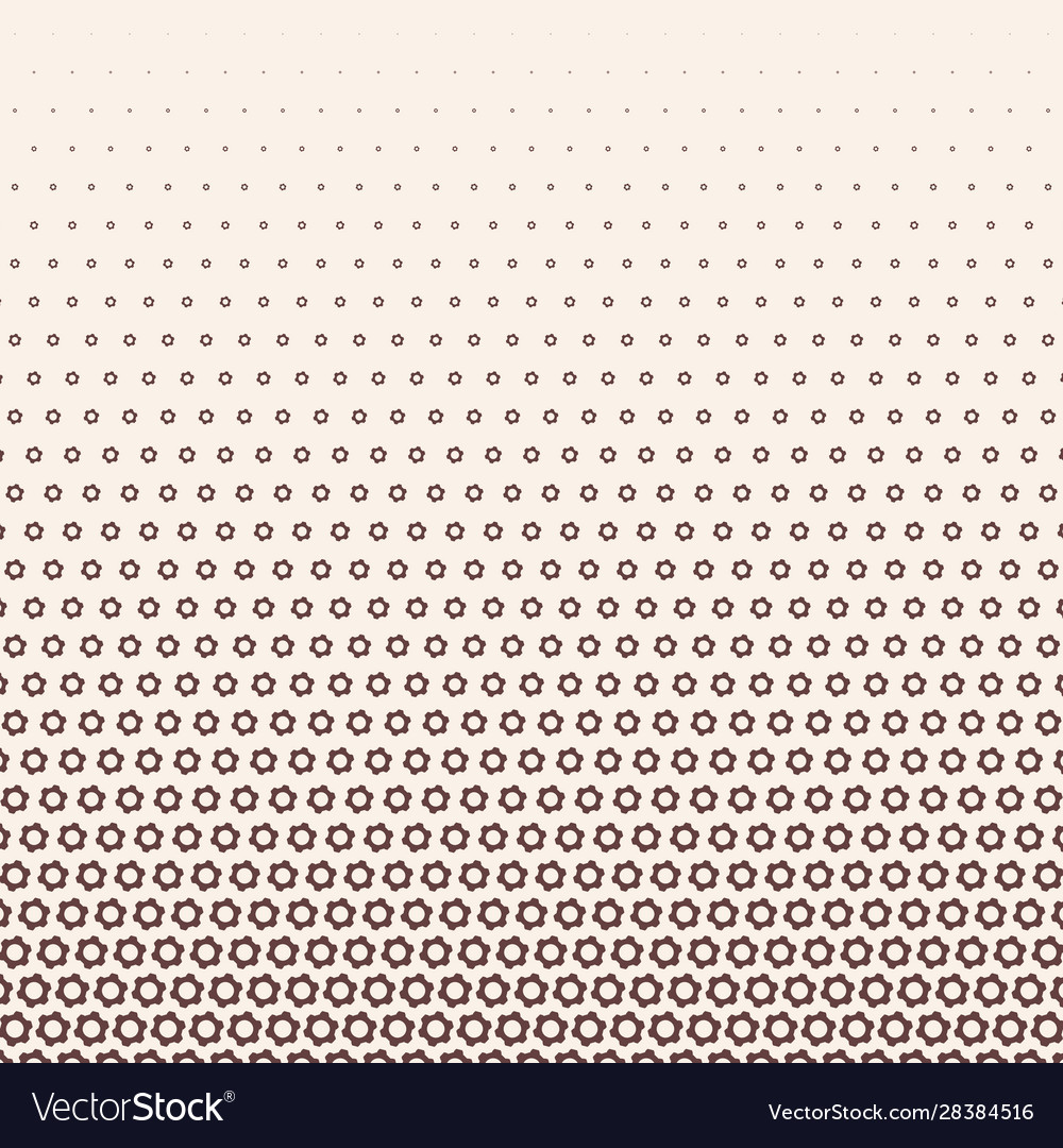 Monochrome halftone gradient with gears Royalty Free Vector