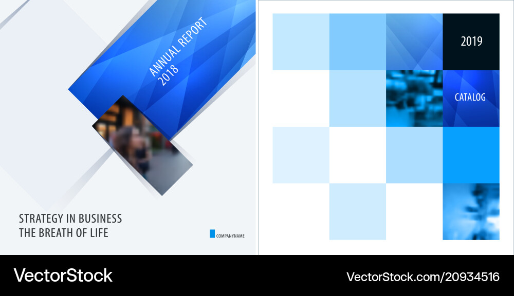 Set of modern design abstract templates creative Vector Image