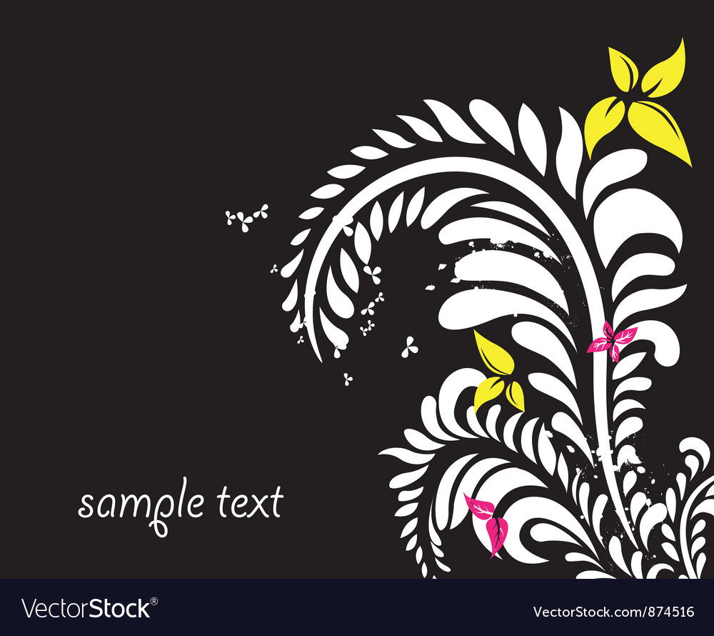 Spring floral background Royalty Free Vector Image