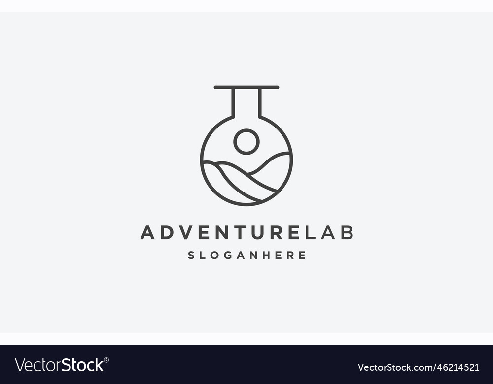 Adventure lab Royalty Free Vector Image - VectorStock