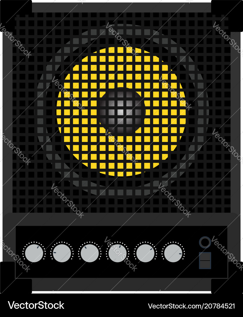 Audio monitor icon Royalty Free Vector Image - VectorStock