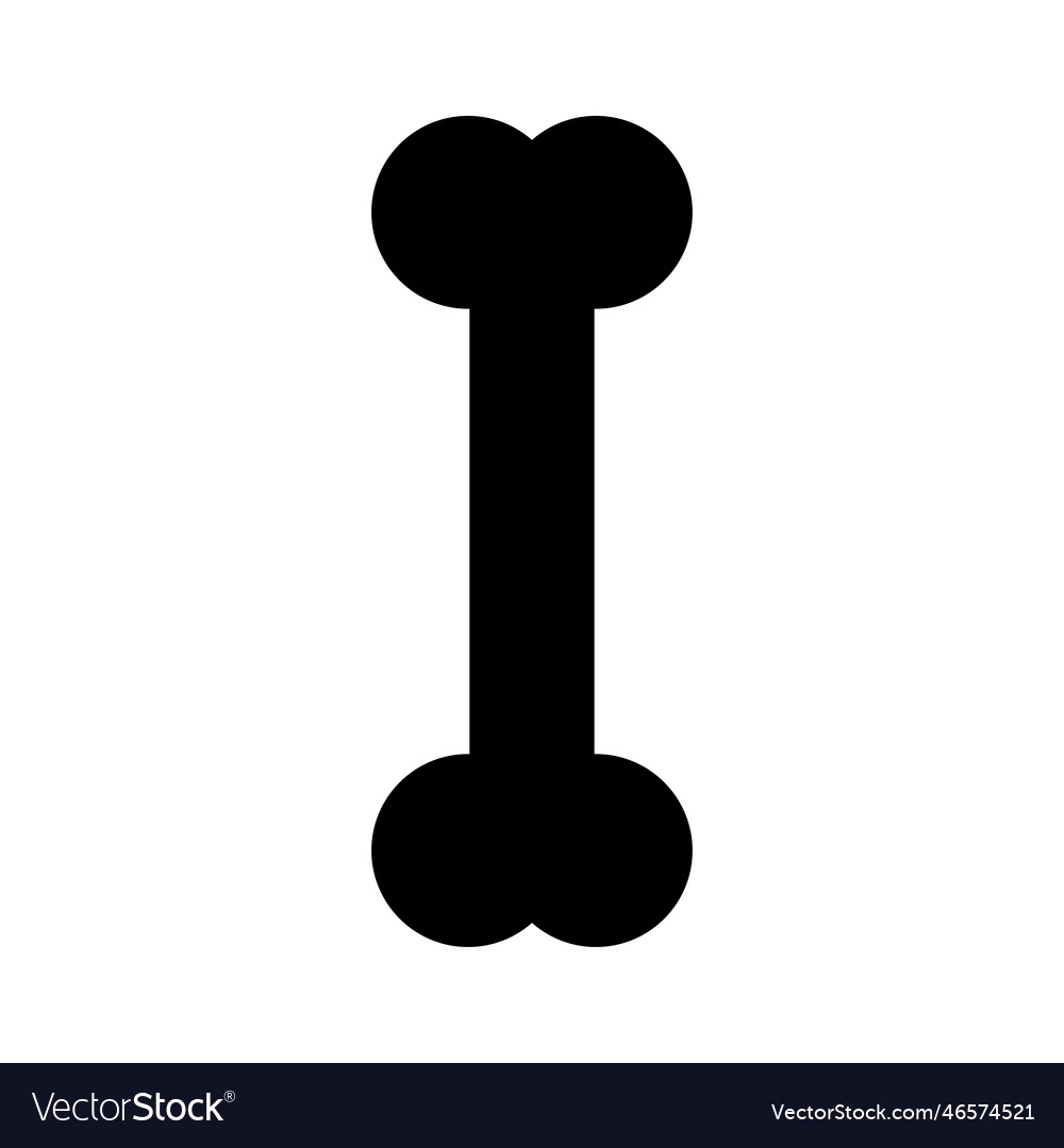 Bone icon Royalty Free Vector Image - VectorStock