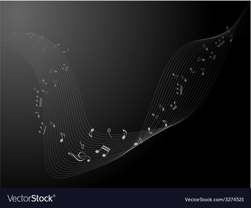 Music notes for design use Royalty Free Vector Image