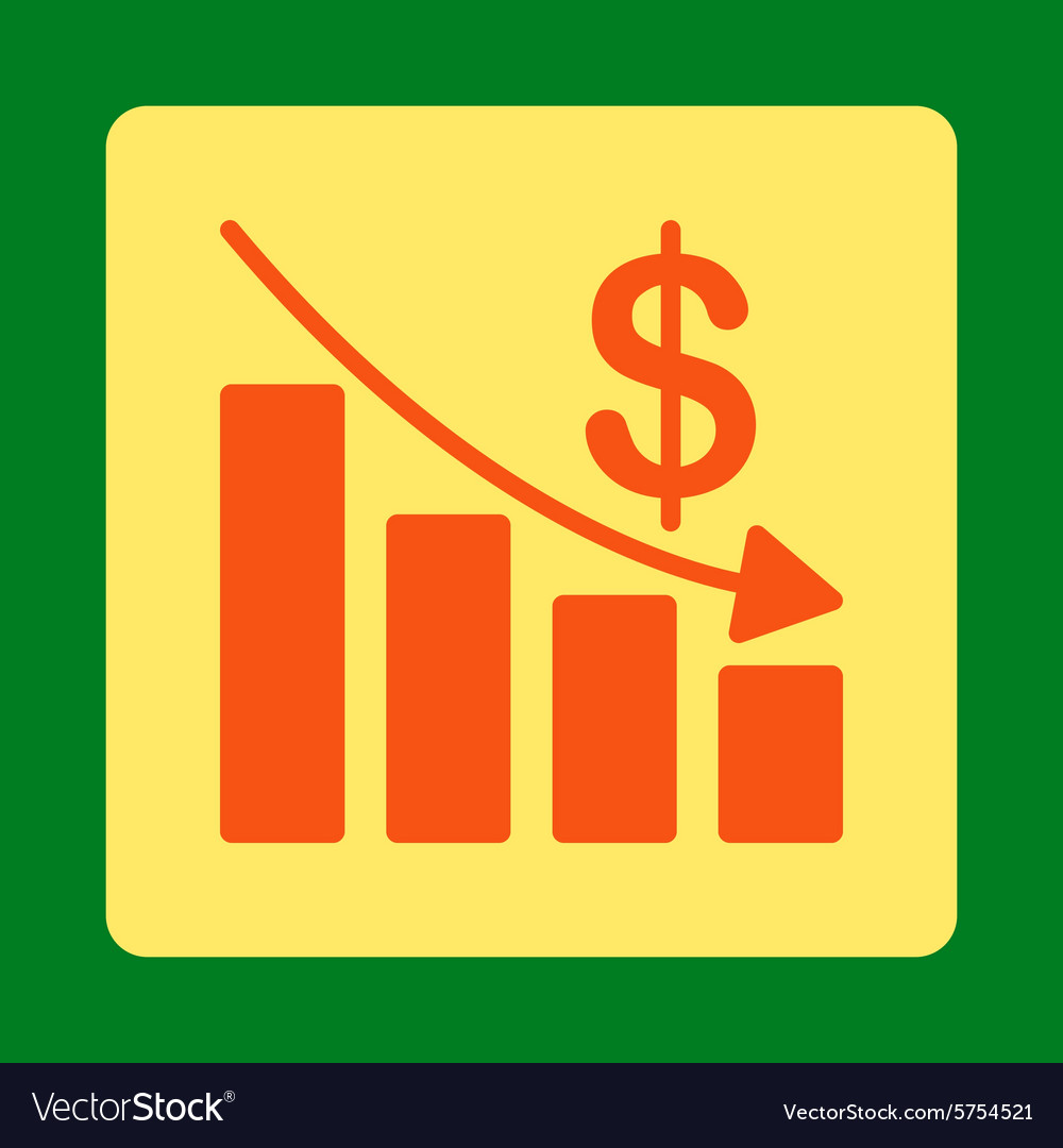 Recession icon Royalty Free Vector Image - VectorStock