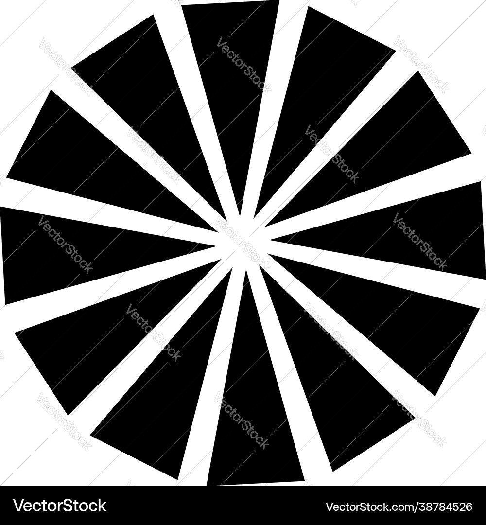 Abstract burst flash flare lines radial radiating Vector Image