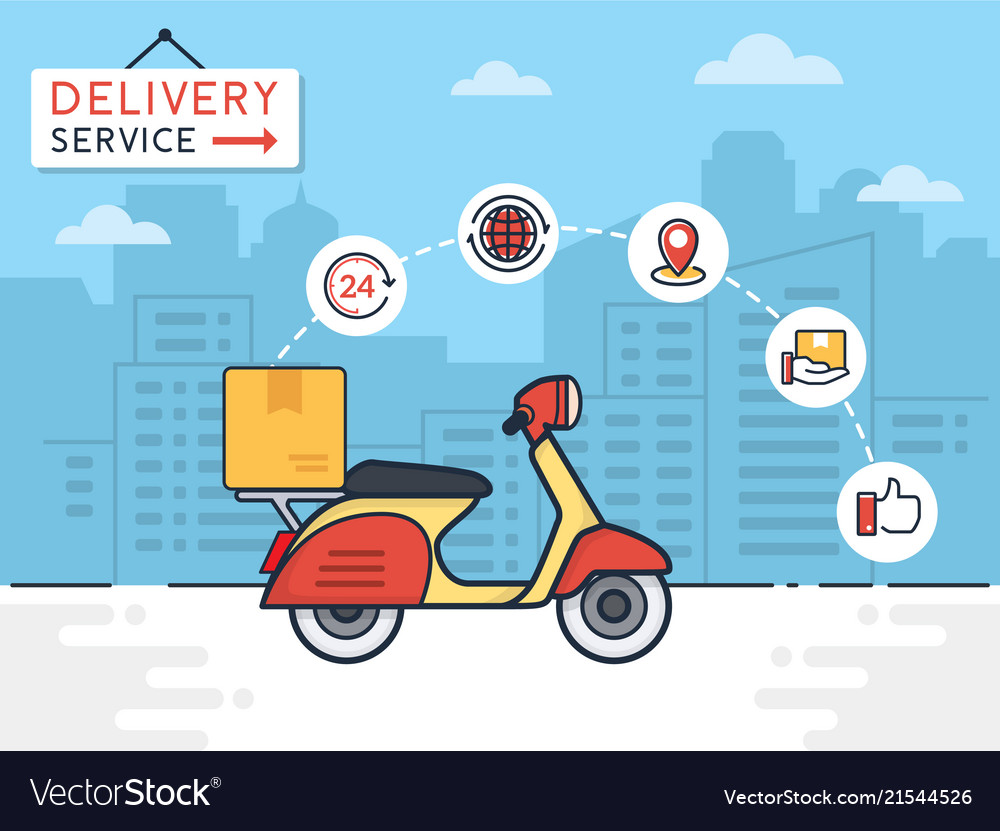 Delivery Royalty Free Vector Image - VectorStock