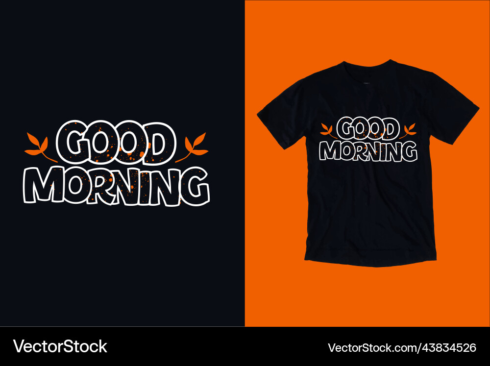 Good morning Royalty Free Vector Image - VectorStock
