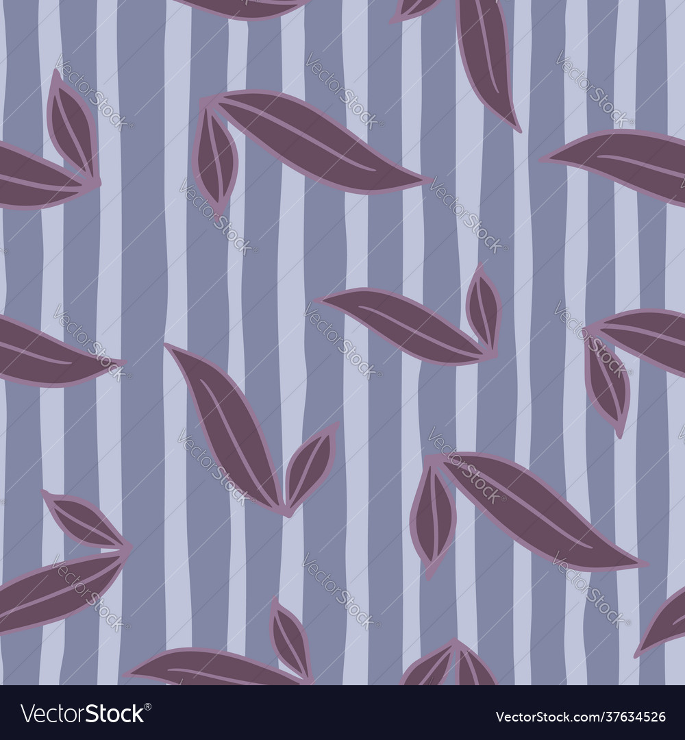 Nature seamless pattern with random falling Vector Image