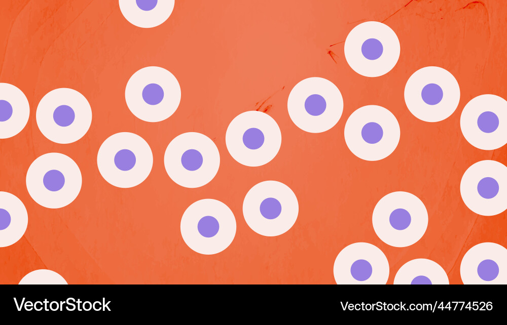 Purple coronavirus on an orange background Vector Image