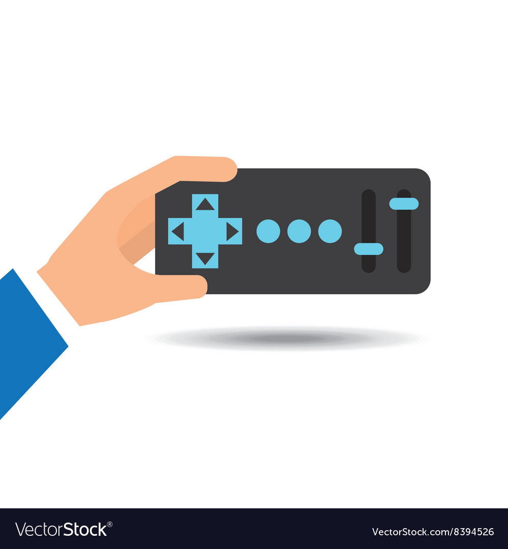 Remote control design Royalty Free Vector Image