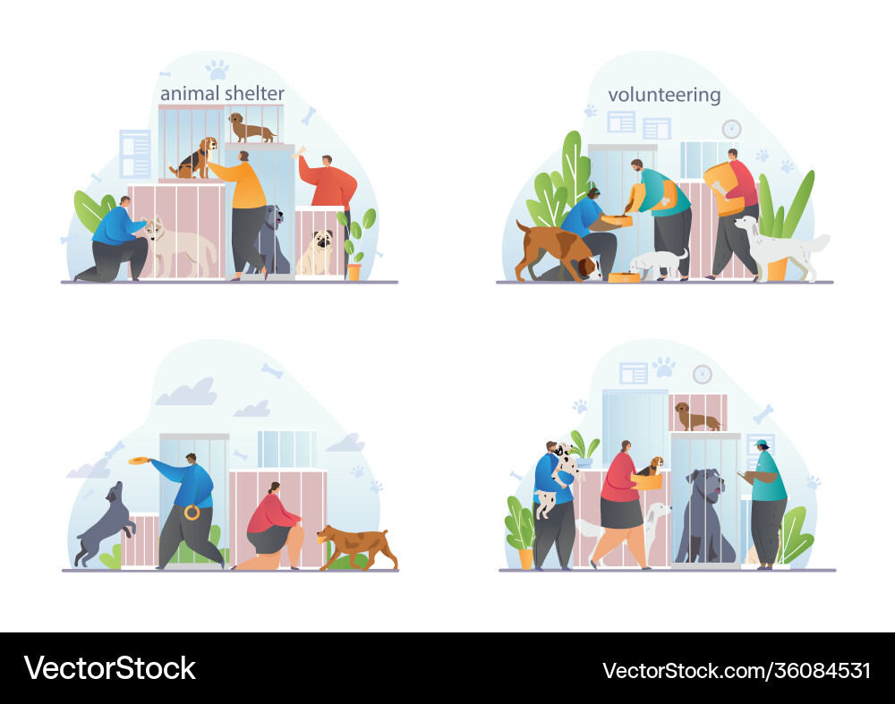 Concept protection and love for animals Royalty Free Vector