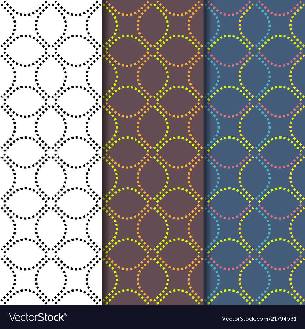 Geometric seamless pattern background Royalty Free Vector