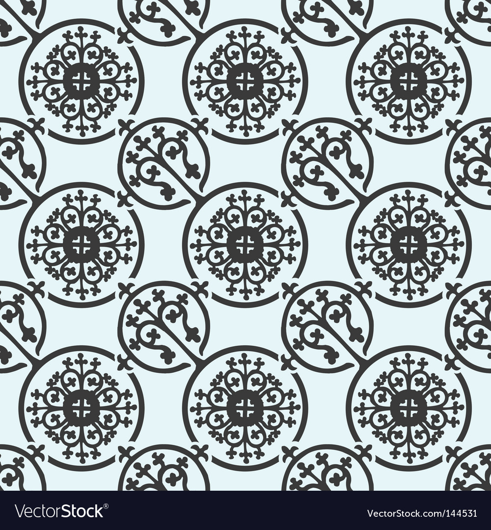 Heraldry wallpaper pattern Royalty Free Vector Image