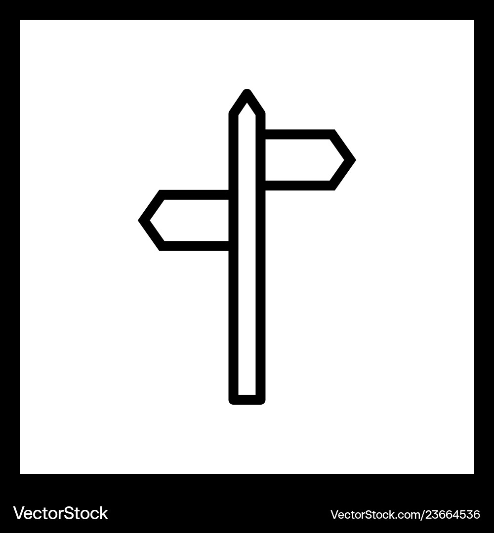 Directions icon Royalty Free Vector Image - VectorStock
