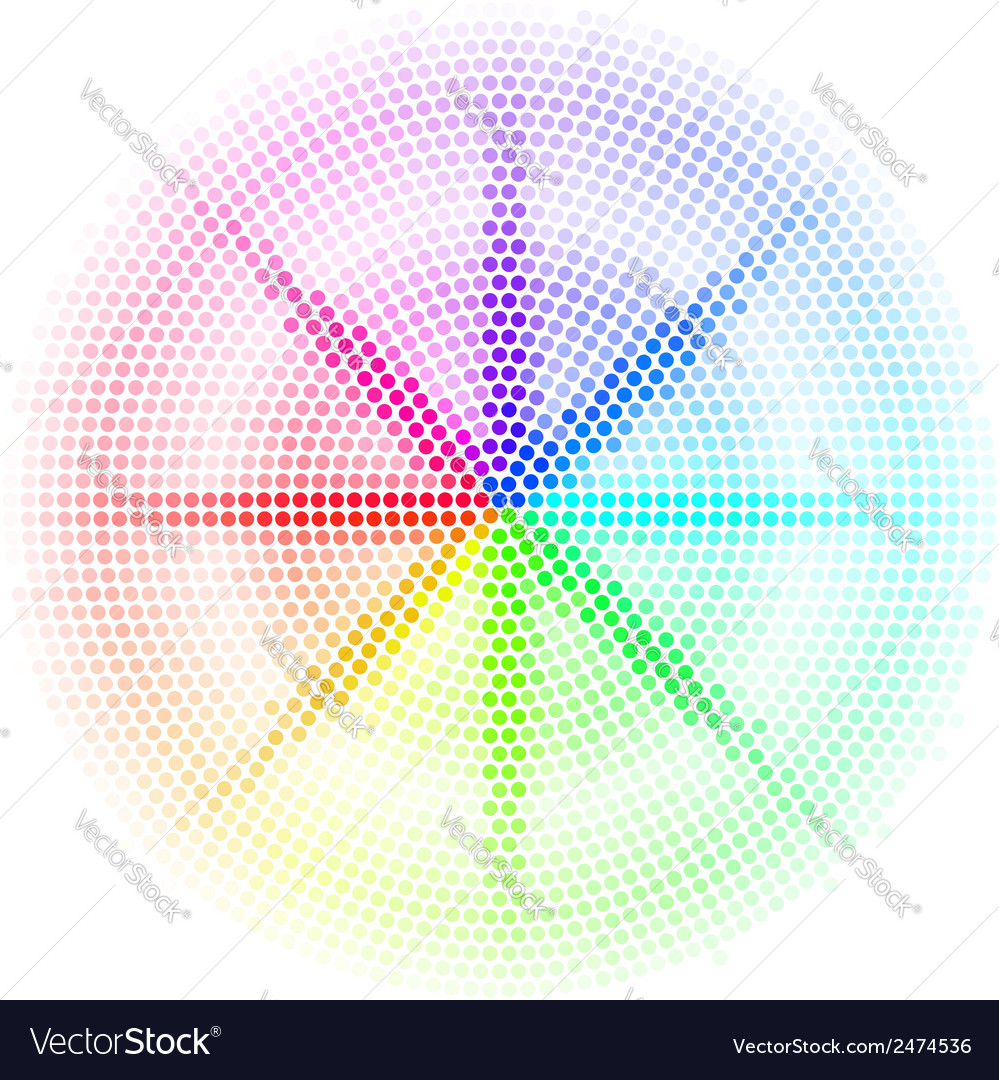 Dots digital form Royalty Free Vector Image - VectorStock