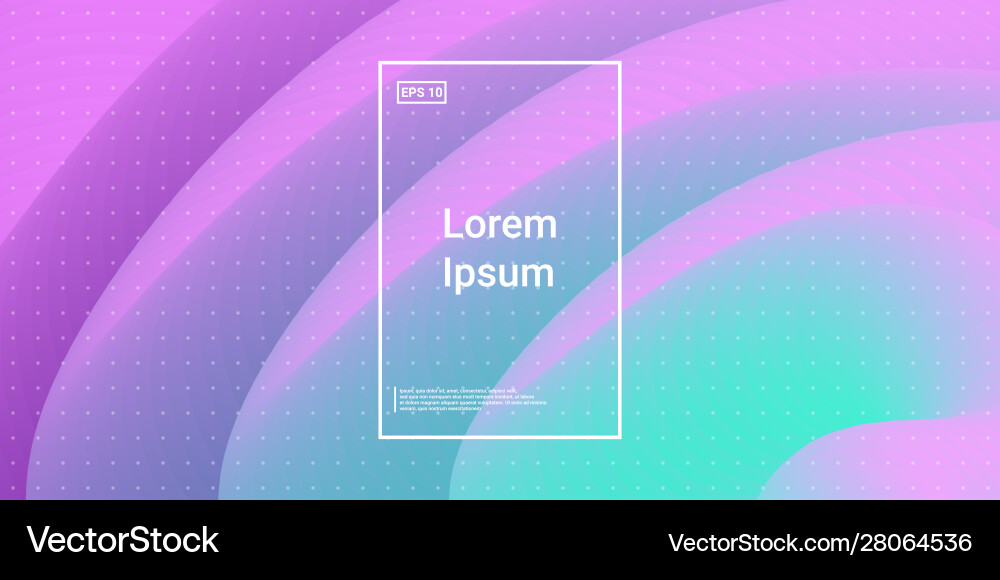 Fluid gradient poster Royalty Free Vector Image