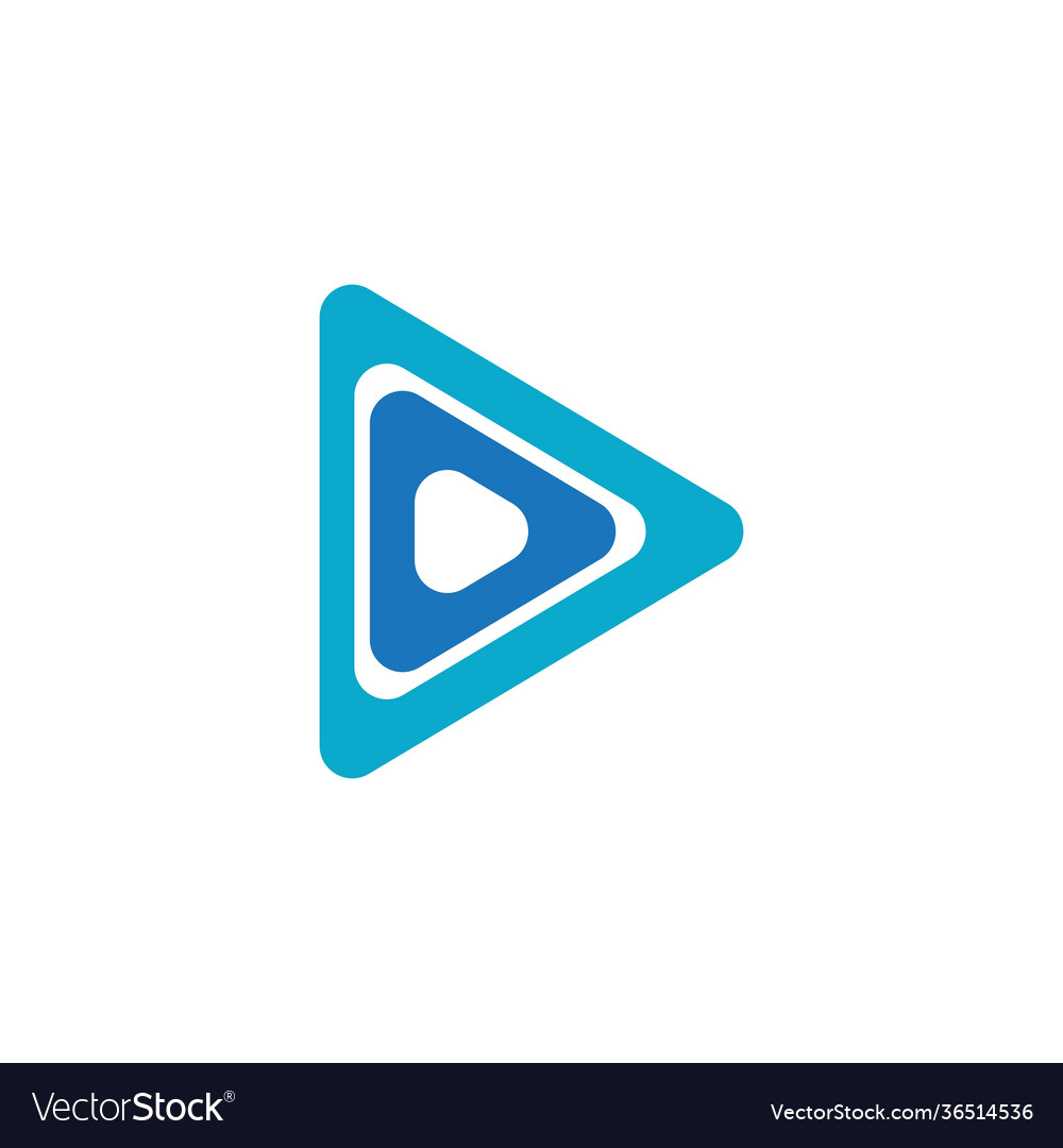 Play logo Royalty Free Vector Image - VectorStock