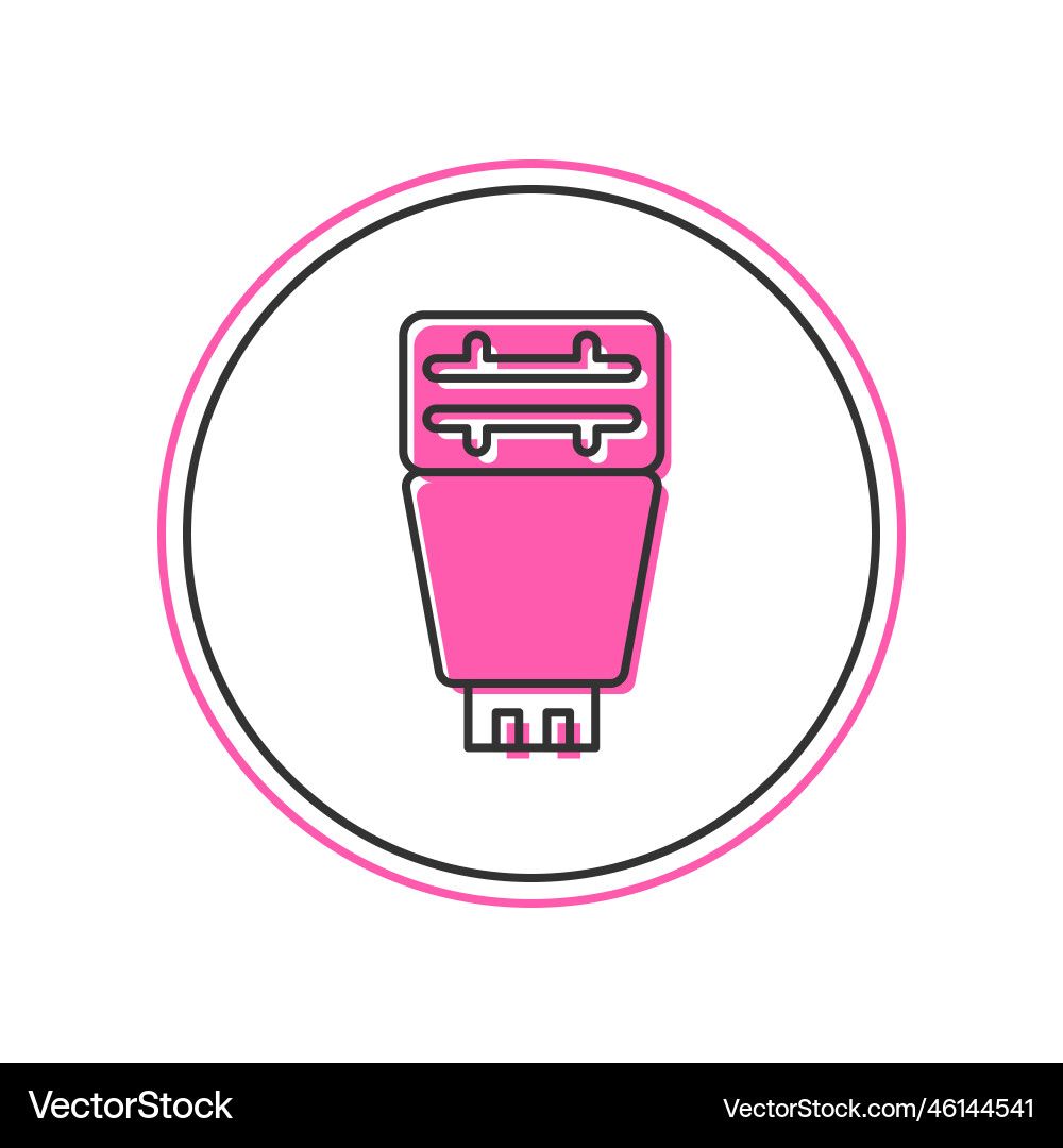 Filled outline photo camera flash icon isolated on