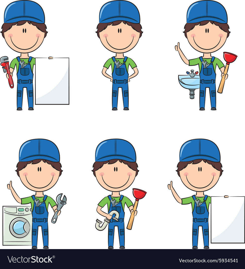 Plumber Royalty Free Vector Image - VectorStock