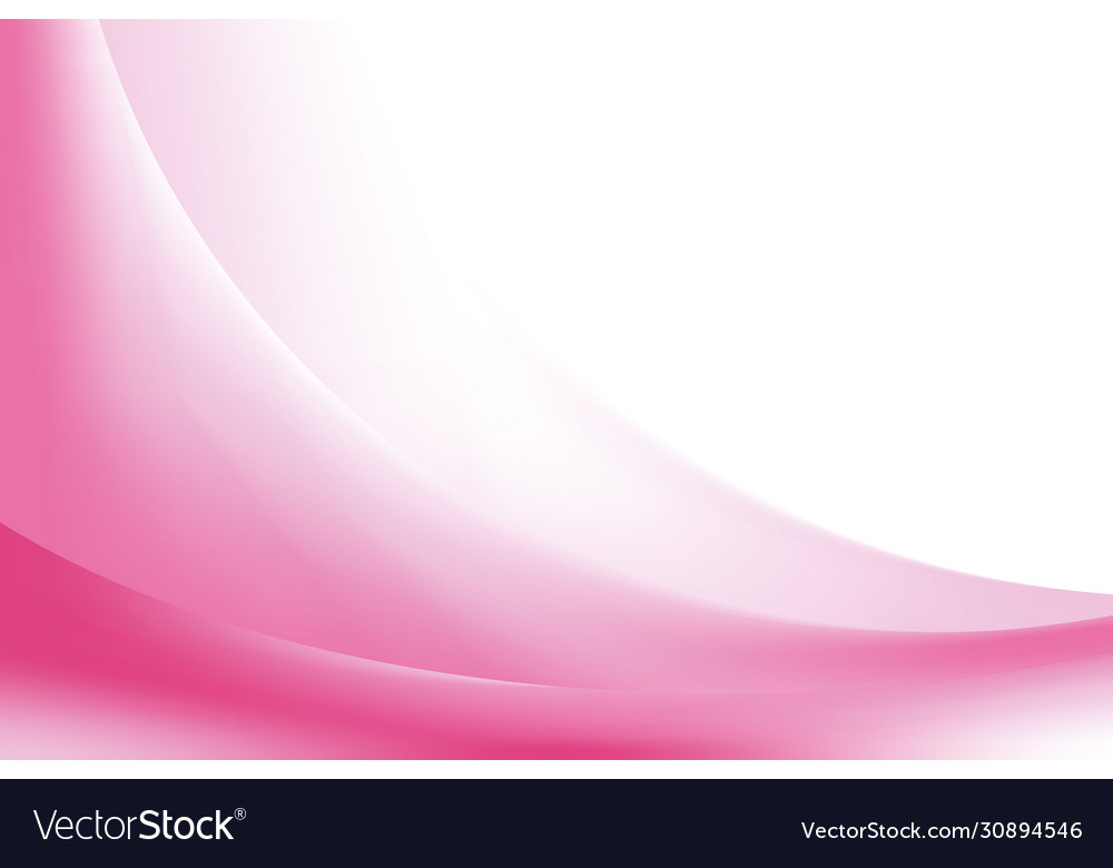 Abstract blurry stylish pink curve background Vector Image