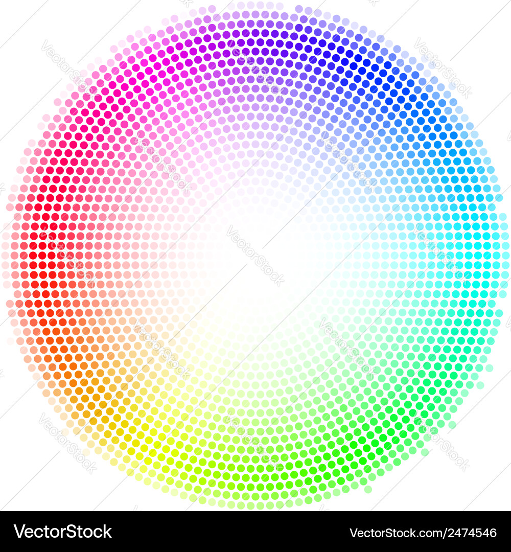 Dots digital form Royalty Free Vector Image - VectorStock