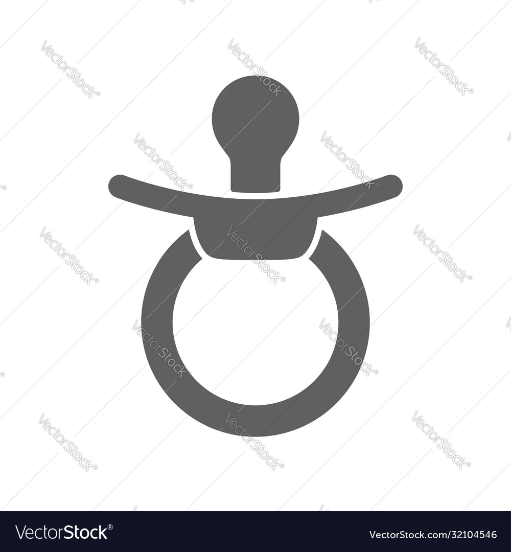 Pacifier icon Royalty Free Vector Image - VectorStock