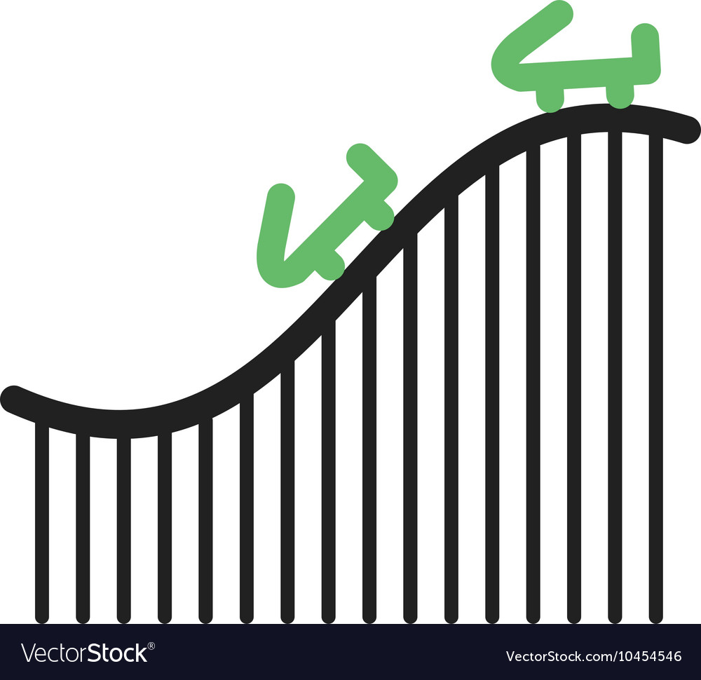 Roller coaster Royalty Free Vector Image - VectorStock