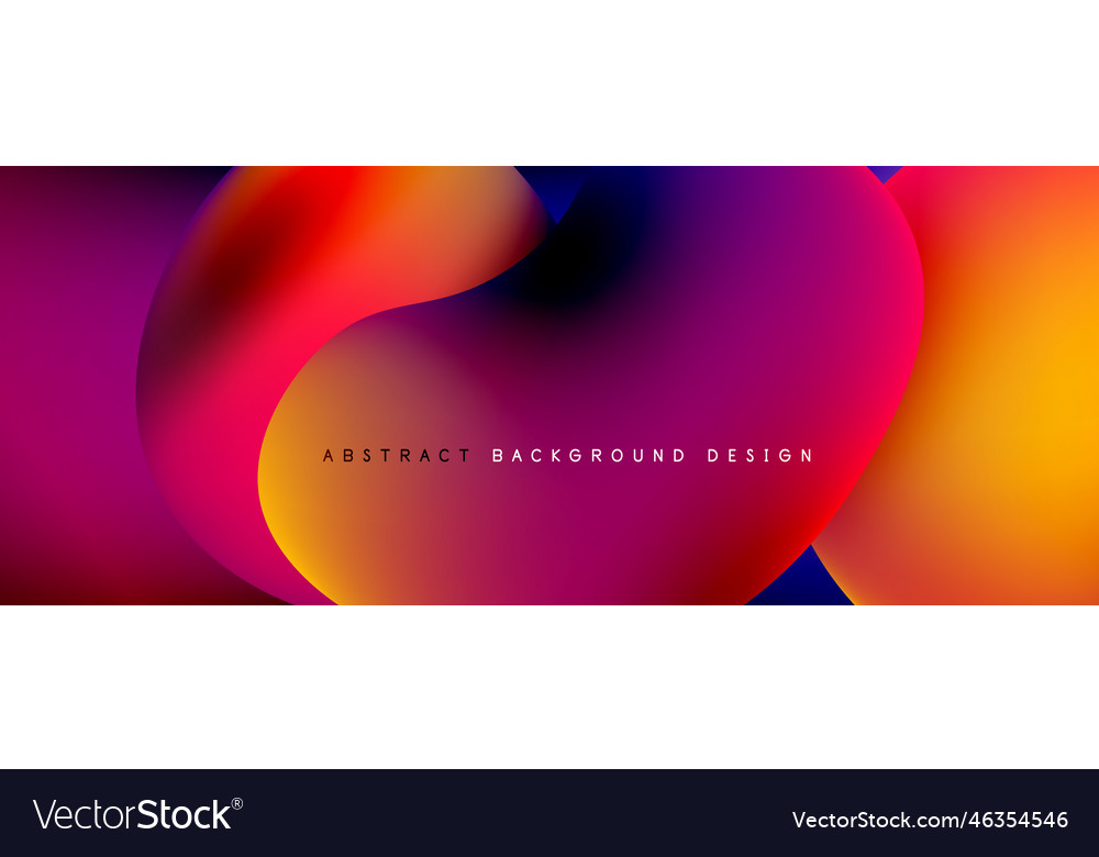 Trendy simple fluid color gradient abstract Vector Image