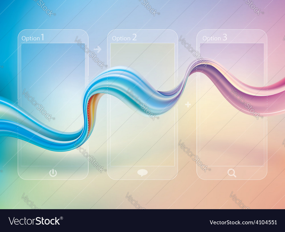 Abstract Curve Background Royalty Free Vector Image