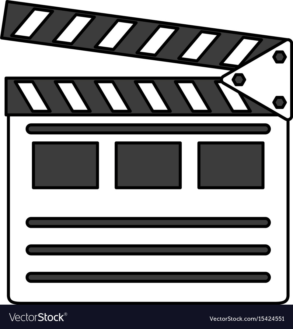 Clapperboard Royalty Free Vector Image - VectorStock