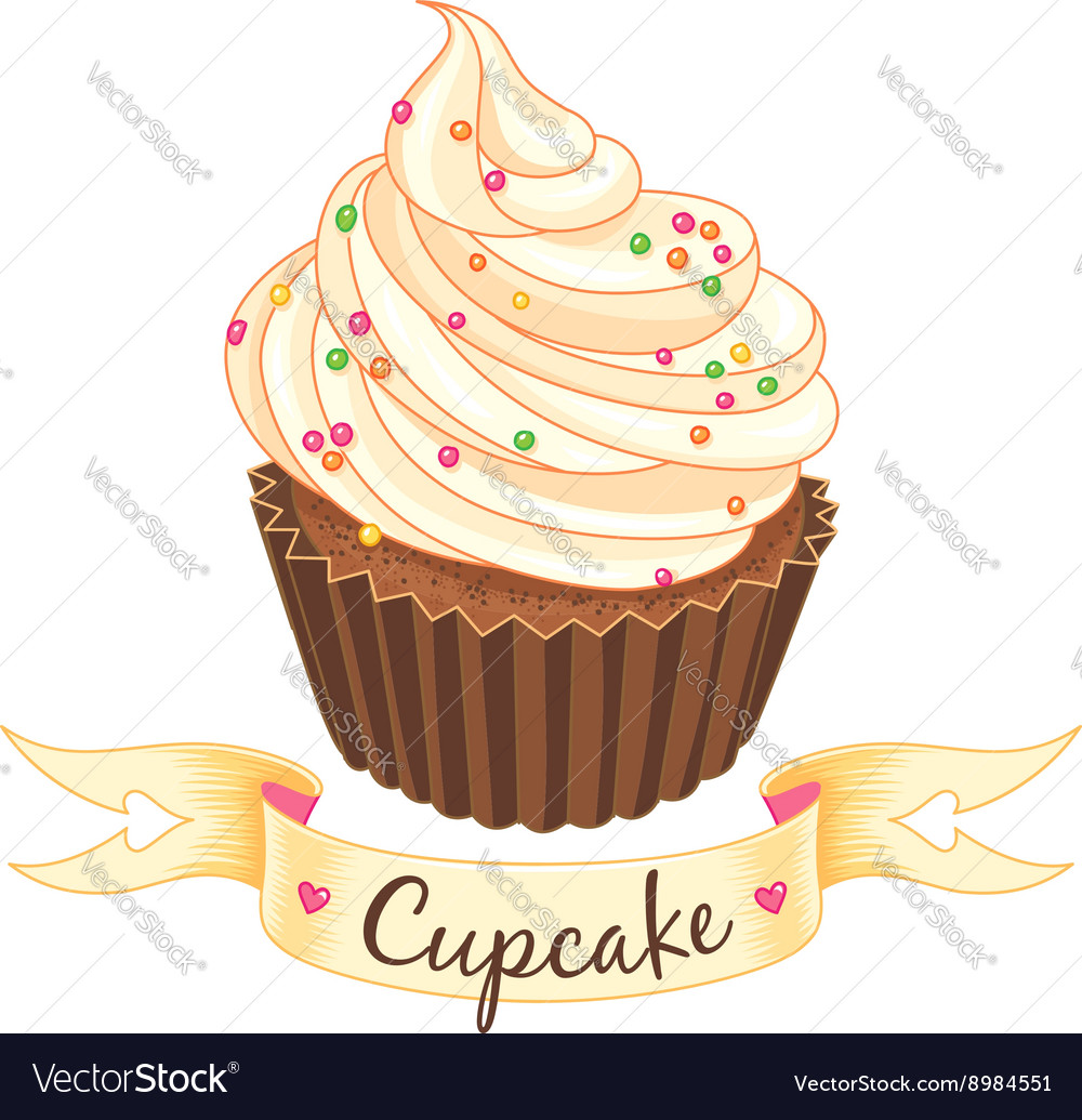 Cupcake Royalty Free Vector Image - VectorStock