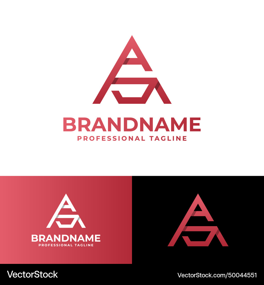 Letter as monogram logo suitable for business Vector Image