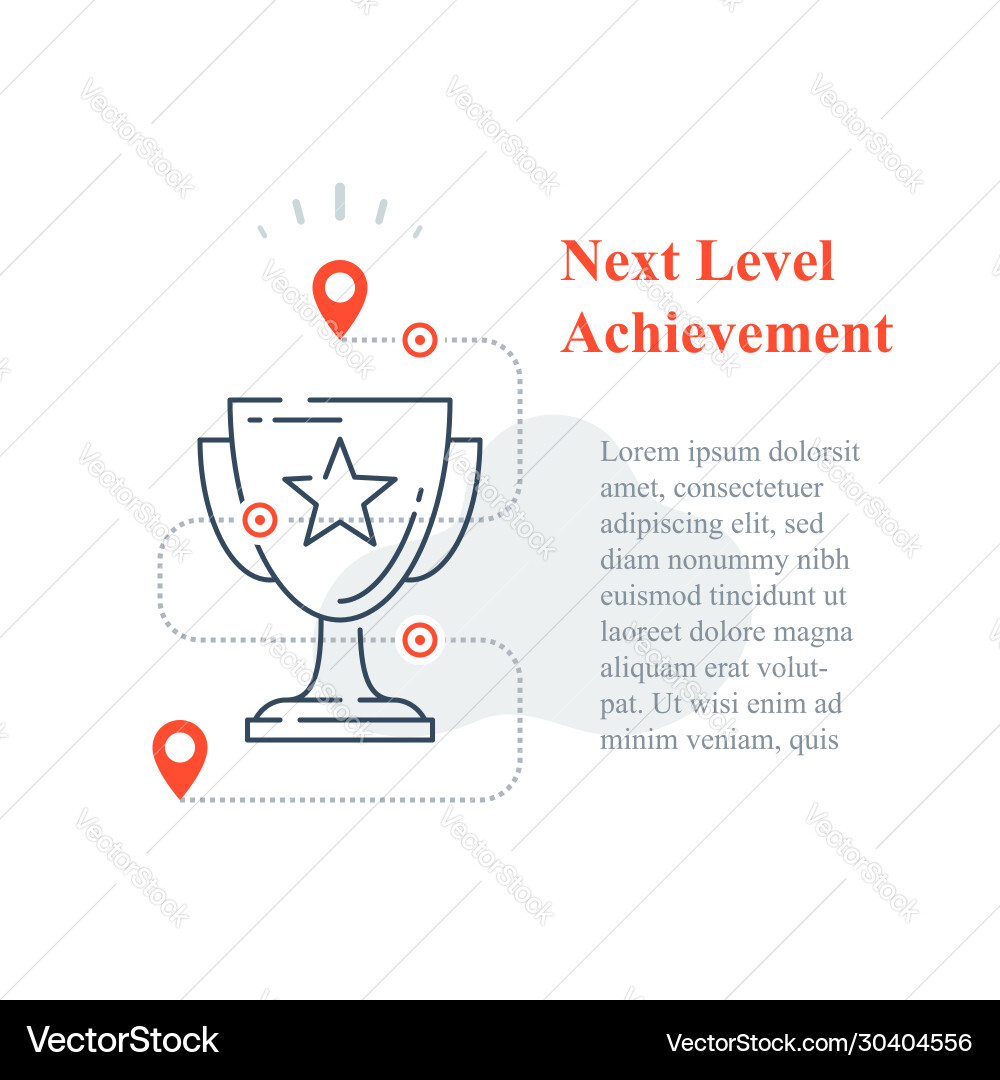 Competition reward concept excellence award Vector Image