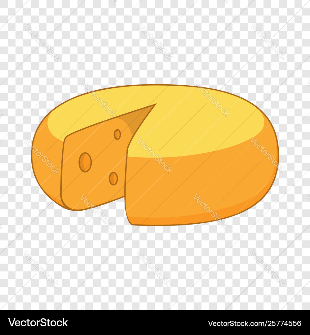 Dutch cheese icon cartoon style Royalty Free Vector Image