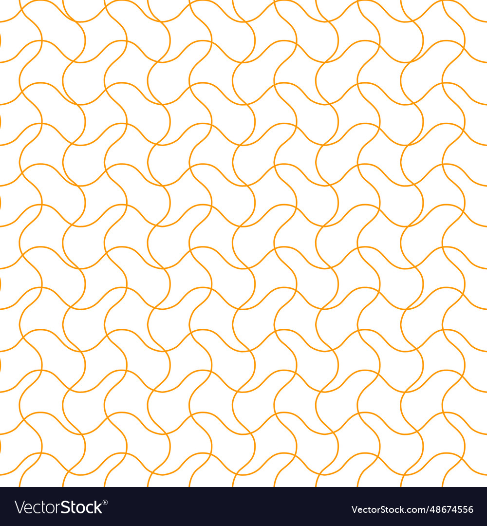 Gold waves simple creative pattern background Vector Image