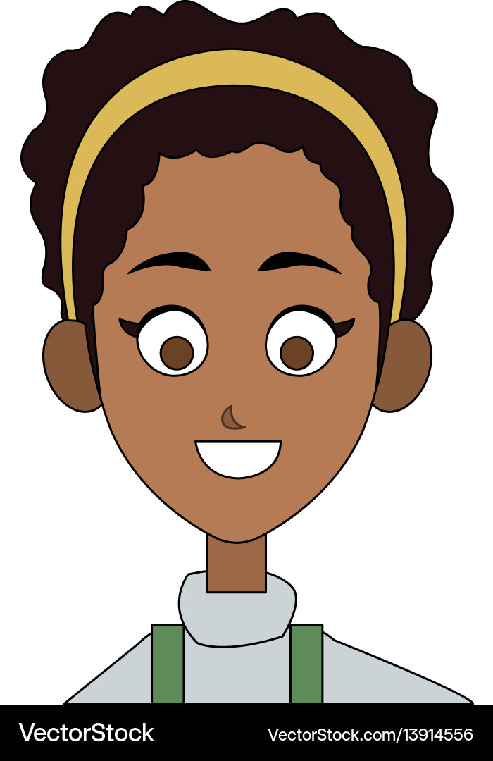 Happy pretty woman icon image Royalty Free Vector Image