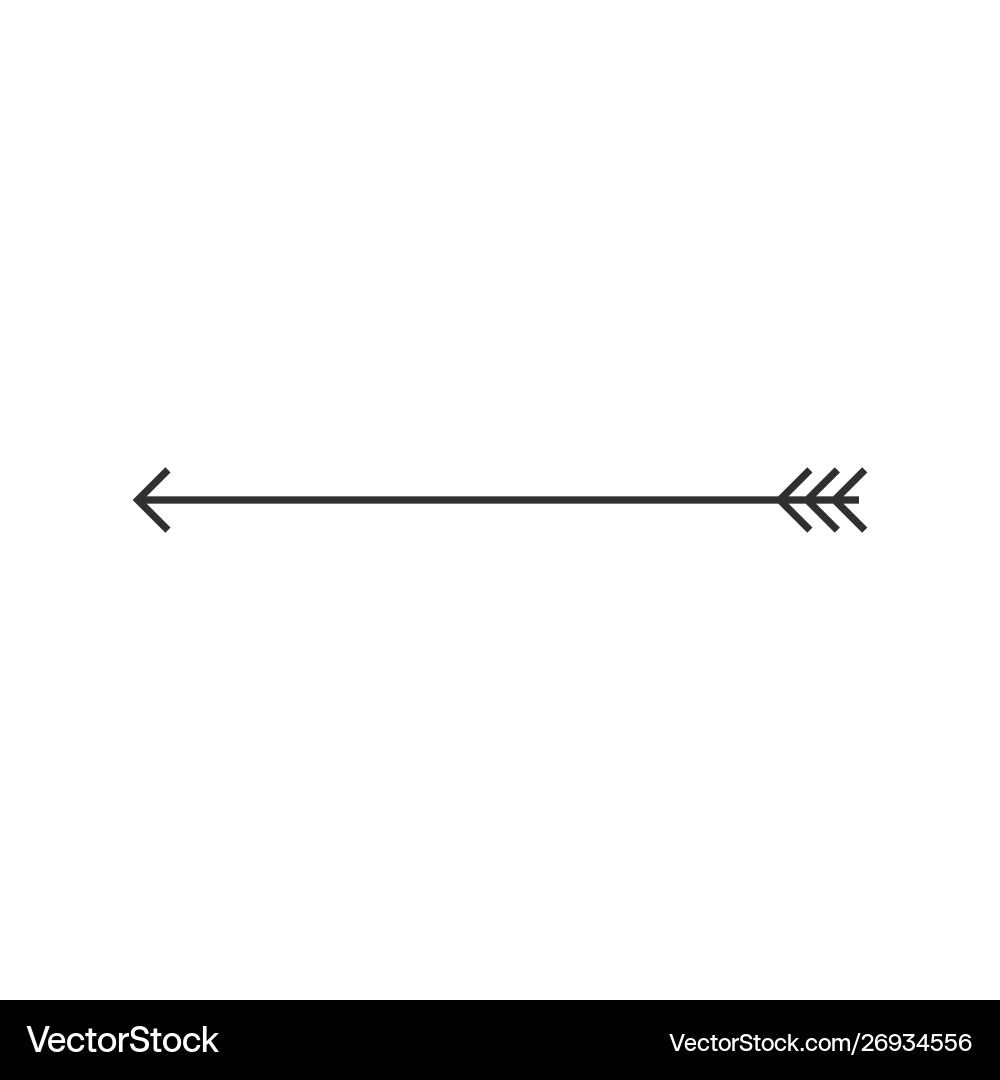 Retro Arrow Icon - Vintage Style Royalty Free Vector Image