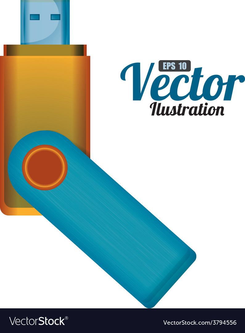 Usb connection Royalty Free Vector Image - VectorStock