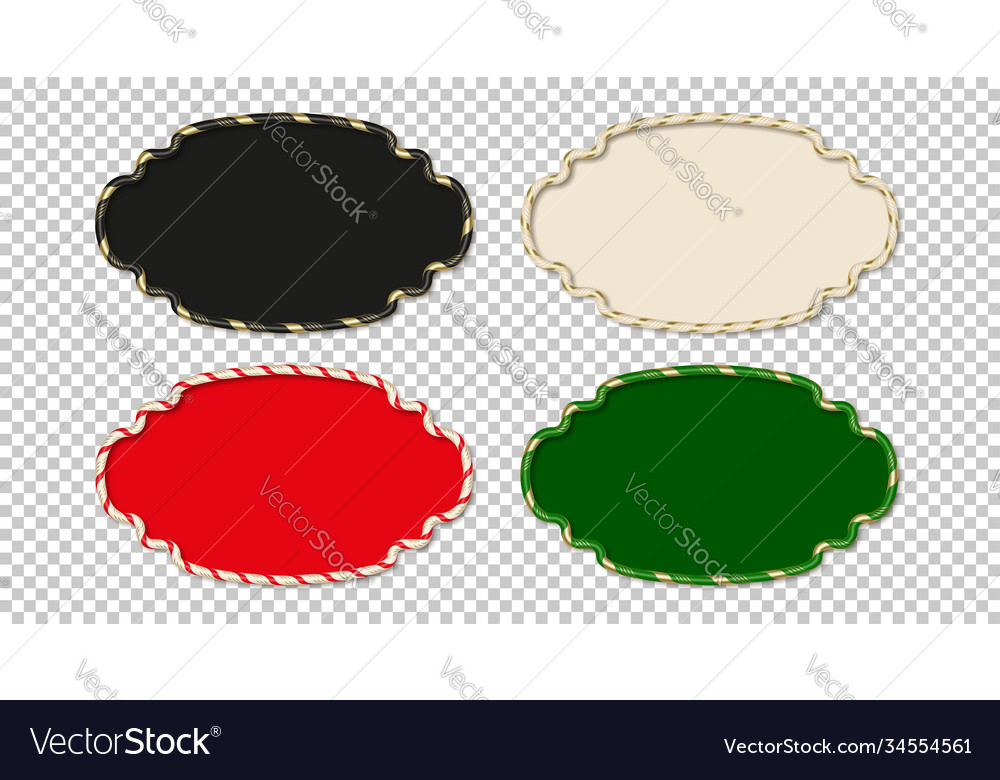 Candy borders frames Royalty Free Vector Image