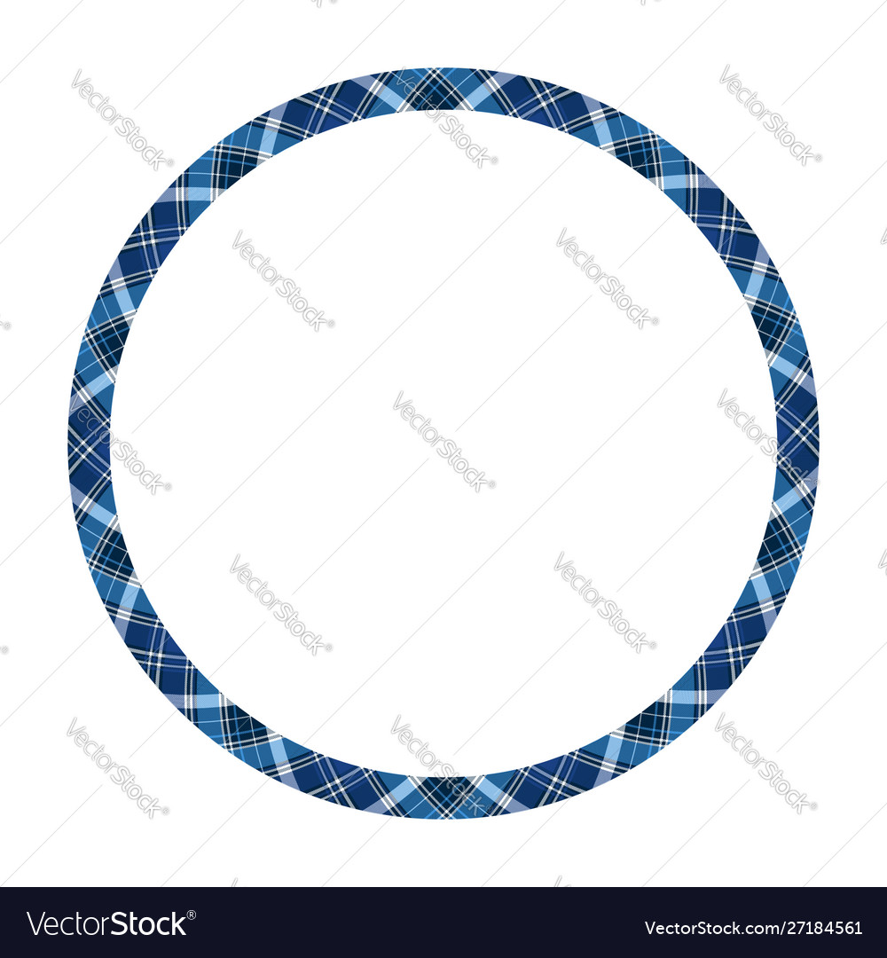 Circle borders and frames round border pattern Vector Image