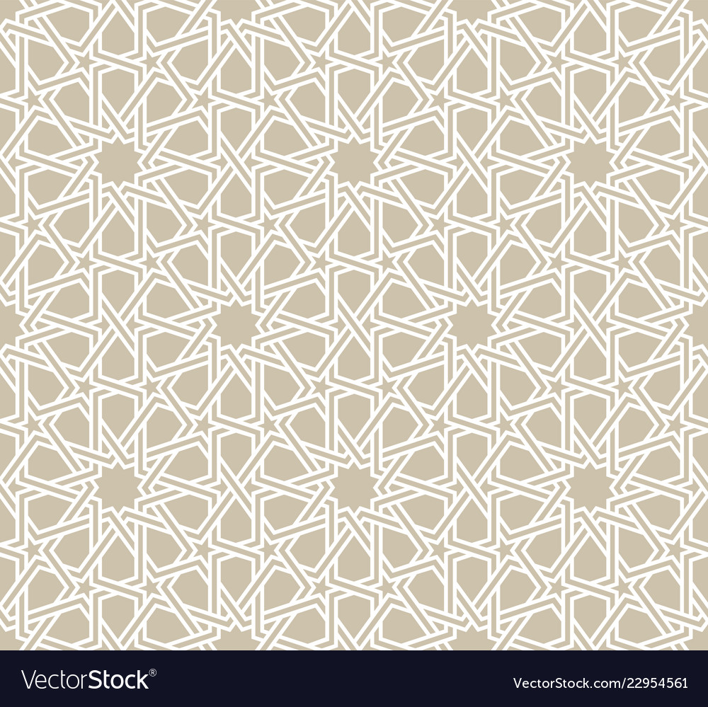 Classical moroccan geometric seamless pattern Vector Image