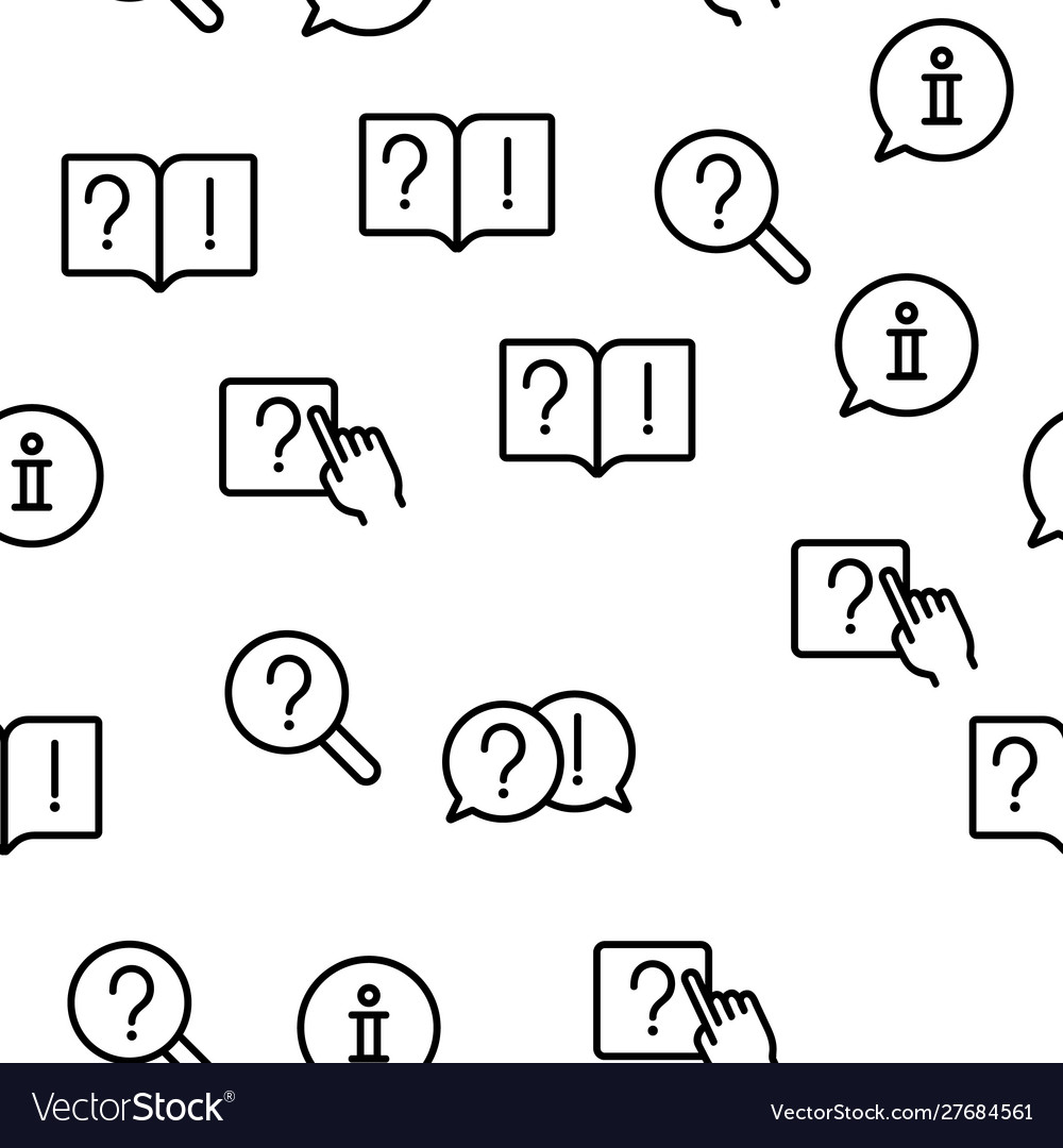 Faq frequently asked questions seamless Royalty Free Vector Faq frequently asked questions seamless Royalty Free Vector