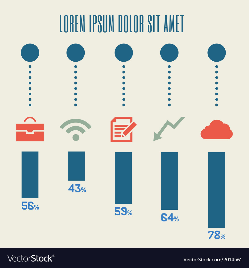 Infographic elements Royalty Free Vector Image