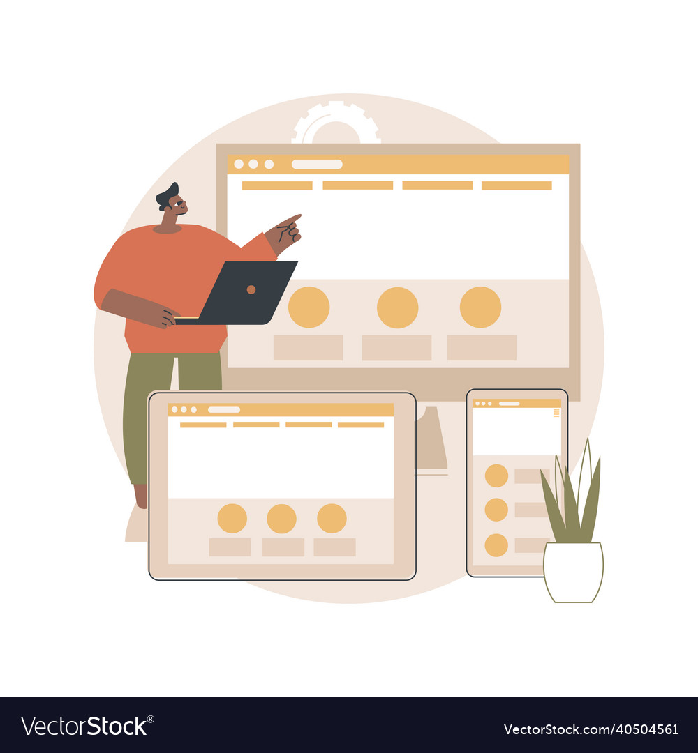 Layout abstract concept Royalty Free Vector Image