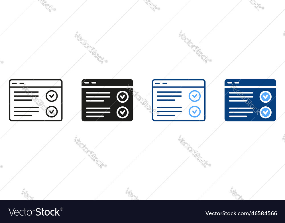 Education and elearning symbol web browser Vector Image